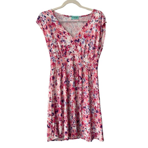 P.S. Kate | Dresses | Ps Kate Floral Mini Dress Women S Aline Flower ...